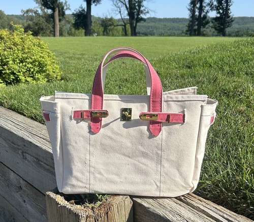 L.L. Bean Boatkin 35 Handmade Canvas Tote Bag Nantucket Red / Vintage ...