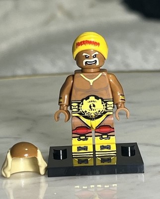 Lego Hulk Hogan Hulkmania Custom Printed Minifigure Wrestling WWF WWE ...