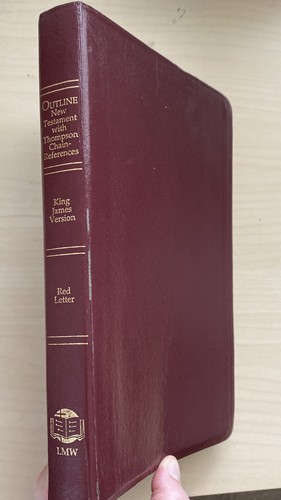 Outline New Testament Bible with Thompson Chain-Reference-KJV by ...