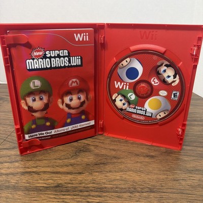 New Super Mario Bros. Wii (Nintendo Wii, 2009) Complete w/ Manual CIB ...