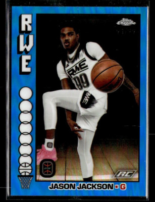 2023-24 Topps Chrome OTE Overtime Elite Jason Jackson #TB-8 Rookie Blue ...