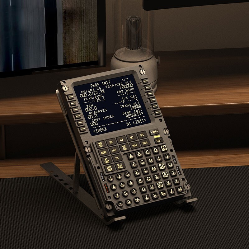 Boeing B737 CDU Control Display Unit Flight Simulation Panel Route ...