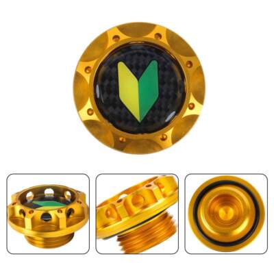 Brand New Jdm Beginner Leaf Real Carbon Fiber Sticker with ALUMNIUM ...