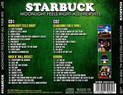 STARBUCK MOONLIGHT FEELS RIGHT: ALL THEIR HITS NEW CD 2013202791827| eBay