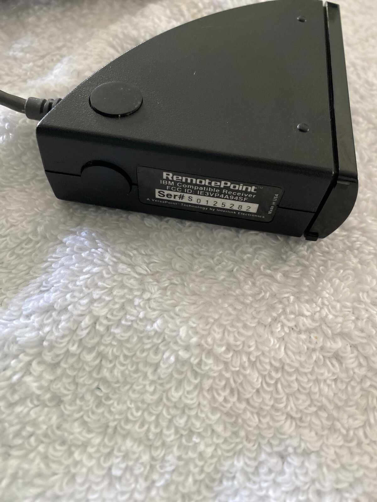 RemotePoint IE3VP4A94SF IBM Mac IR Mouse Receiver VersaPoint Interlink ...