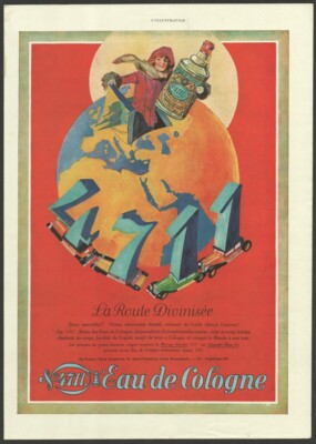 XL Original Reklame 1929, 4711, Eau de Cologne, Kölnisch Wasser, 20er ...