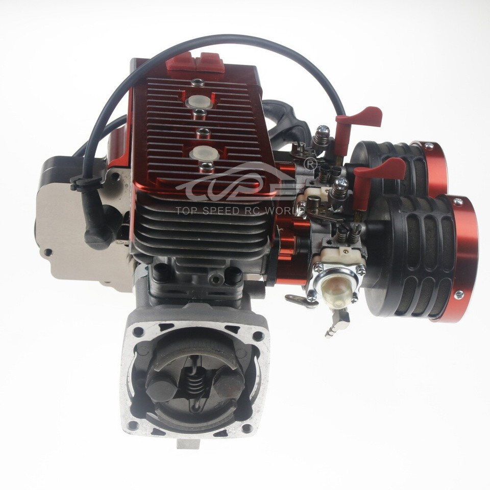 CNC Metal 58CC Two Twin Cylinders Engine Kit For 1/5 HPI RV Baja Losi ...