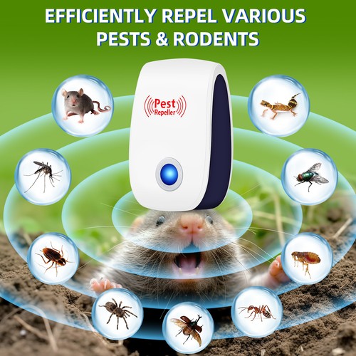 Equipped With Ultrasonic Insect Repellent Ultrasonic Pest Repeller ...