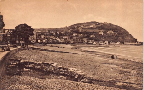 Minehead Beach Water Front Somerset Unposted Postcard (160) | eBay