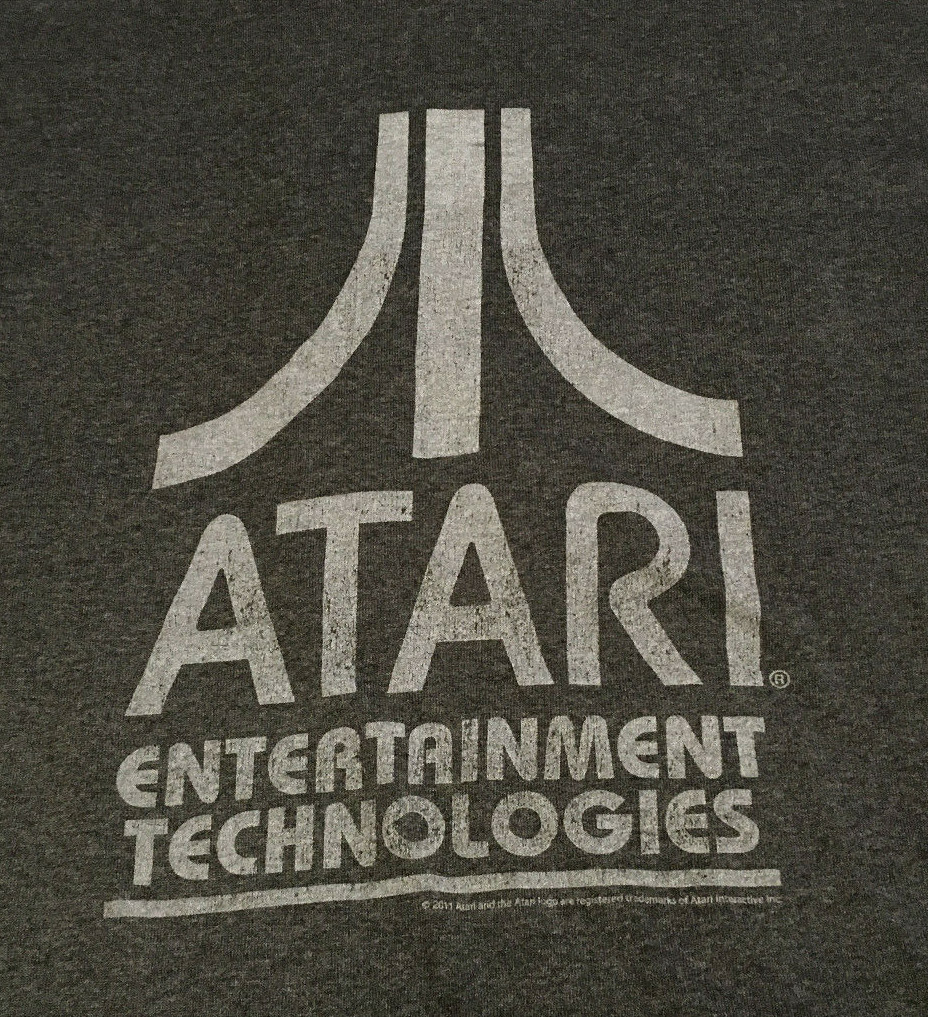 Medium Atari Entertainment Technologies Gray Graphic… - Gem