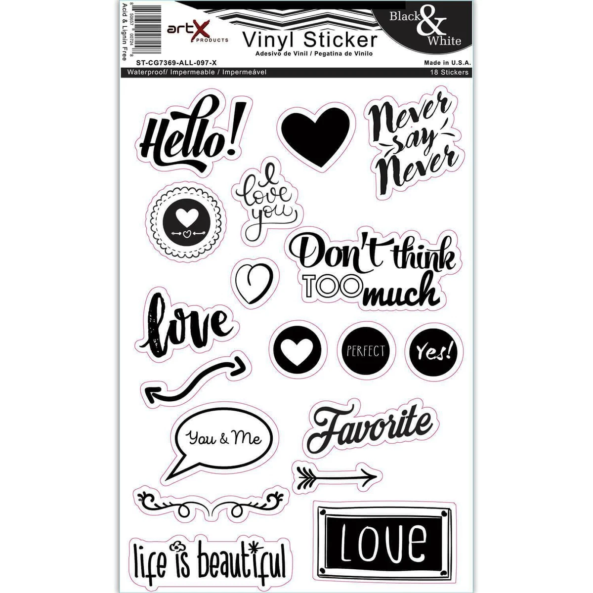 Love Quote Stickers