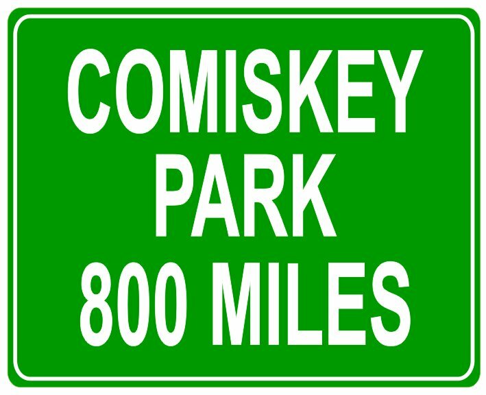 Old Comiskey Park Chicago White Sox 8" x 10" sign - Distance from your ...