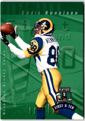 1997 Playoff First & Ten #196 Eddie Kennison Rams | eBay