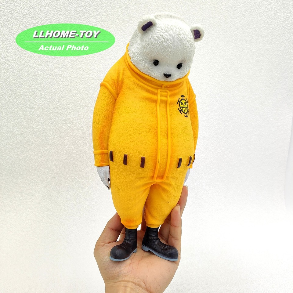 Anime One Piece Trafalgar Law Bepo Bear Sad Cute Big Figure Statue Toy ...
