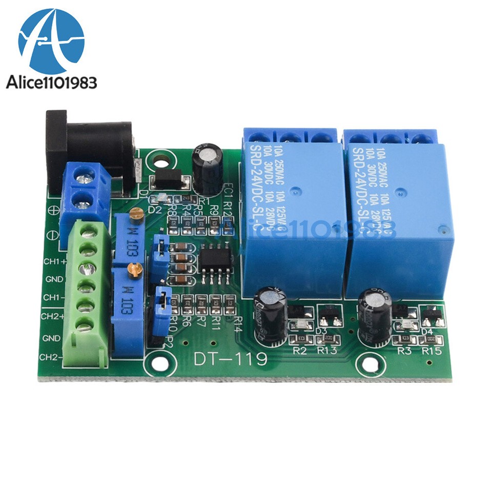 Unique DC 24V 2-Channel Voltage Comparator Precise LM393 Module | eBay