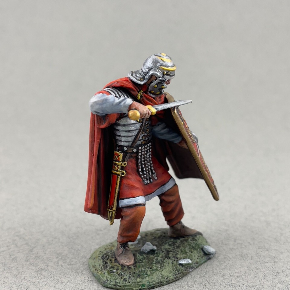 Roman Legionary 54 mm 1/32, Second Legion Augusta, Hand painted soldier ...
