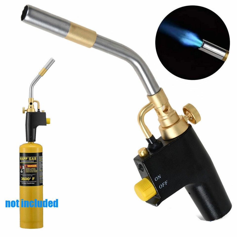 Propane Torch Head Trigger Start MAP Gas Torch Head Welding Torch MAPP ...