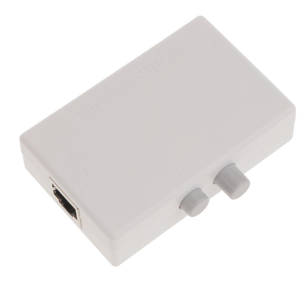 2 Port Manual Network Switch / Switch /Desktop Switch for | eBay