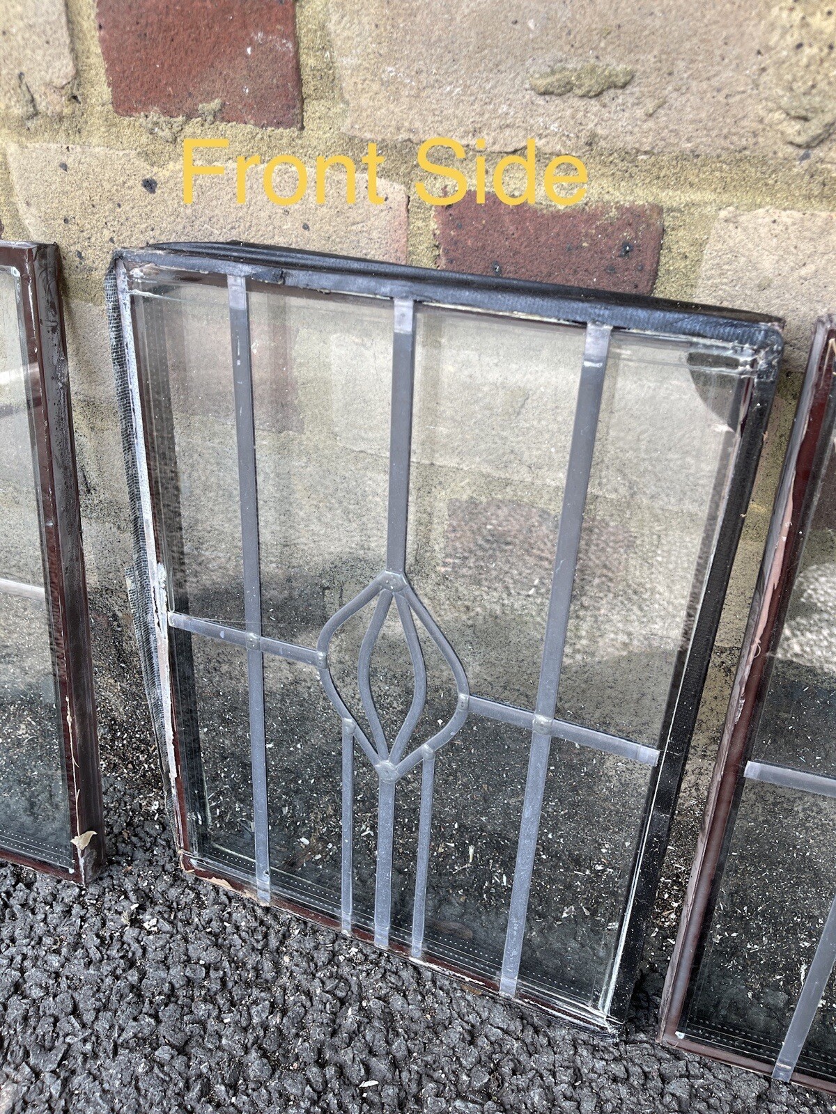 Job Lot Of Five Leaded Light Double Glazed Stained Glass Panes Panels ...