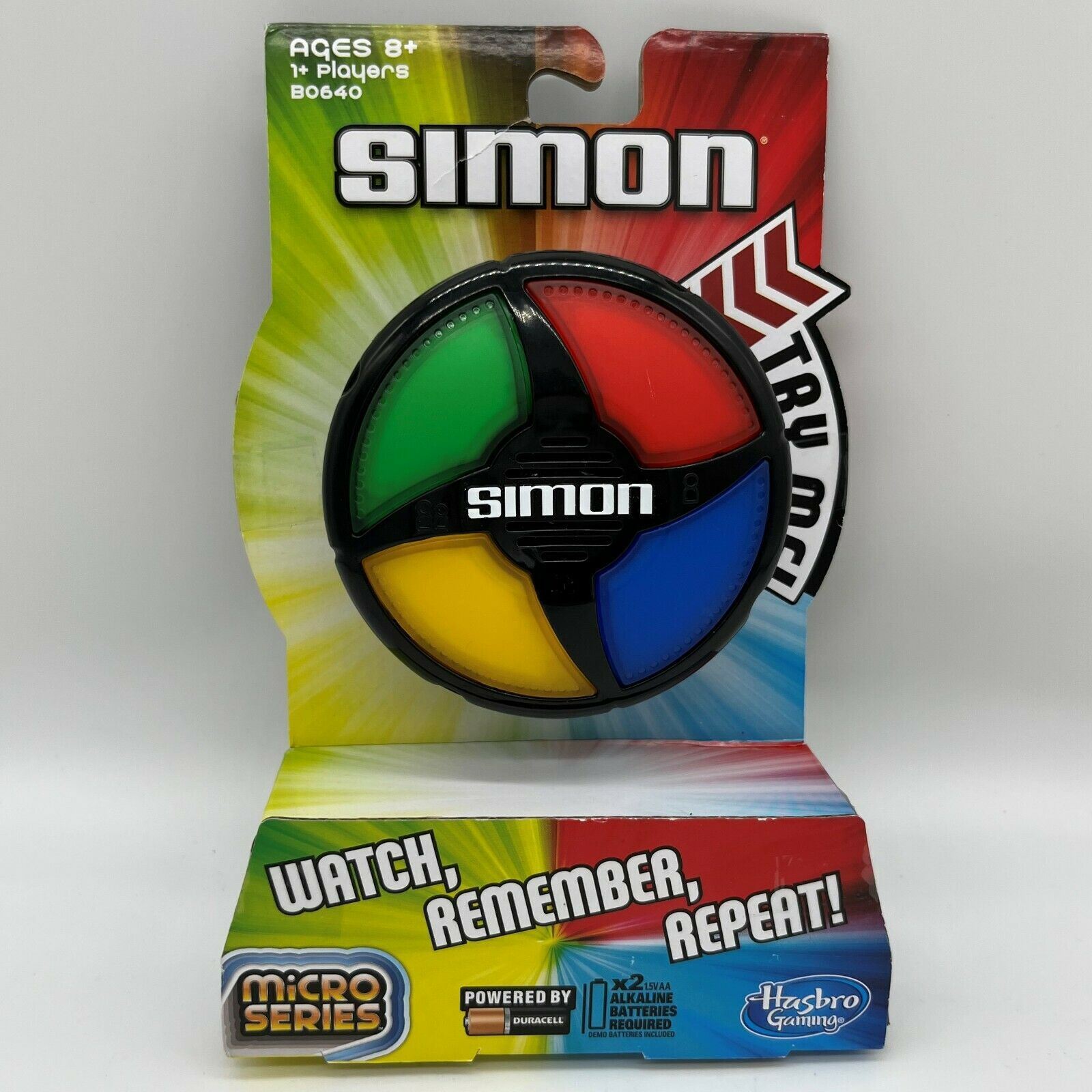 Simon Micro Series Game Fast-Paced Compact Fun 2-Mode Memory-Triggering ...