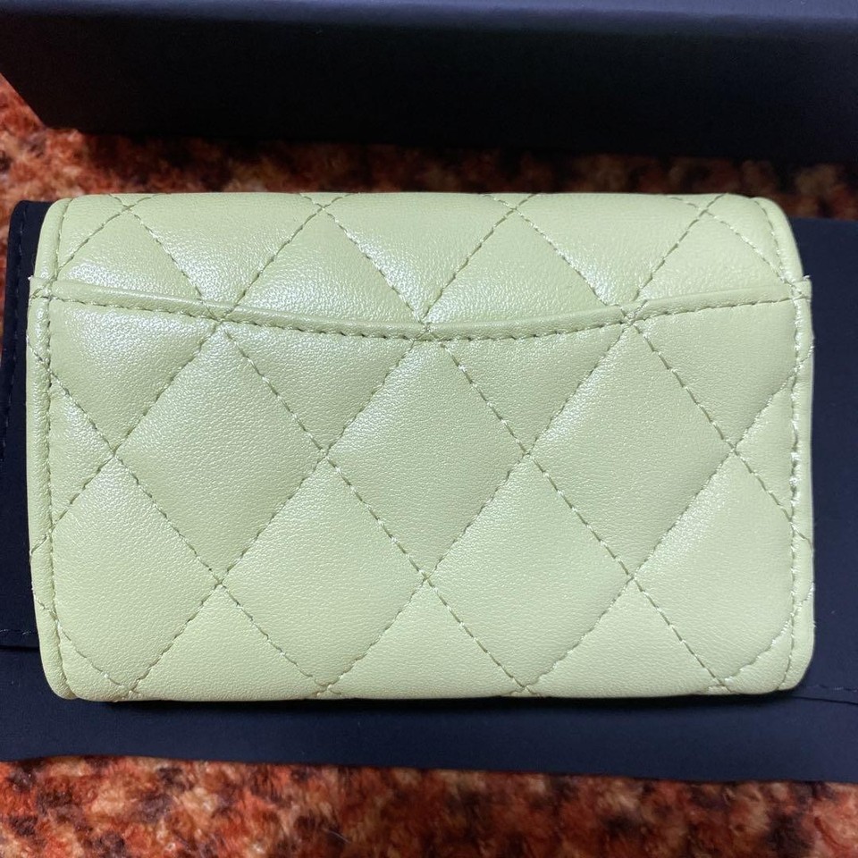 Chanel Key Case Lambskin Black CC Key Holder 4-key Authentic | eBay