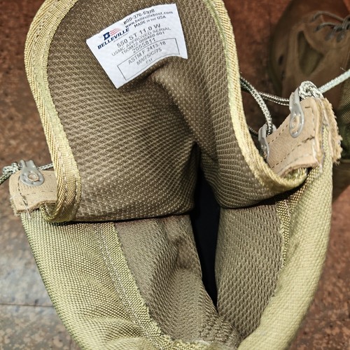 Belleville USMC Hot Weather Steel Toe Boots 550ST Brown Leather Size 11 ...