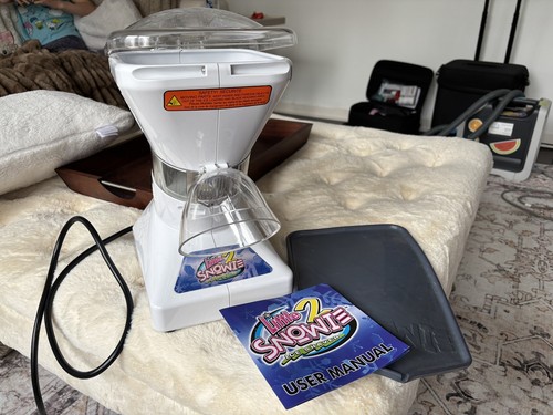 Little Snowie 2 Max Snow Cone Machine Premium Shaved Ice Maker White ...