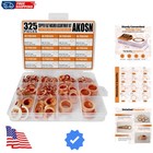 325 PCS, 10 Sizes, Copper Metric Sealing Crush Washers Assortment Kit ...