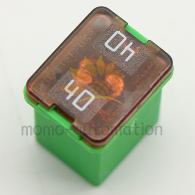 0895040 Littelfuse 895 Square Car Fuse 40A 58V JCASE Cartridge Fuses ...