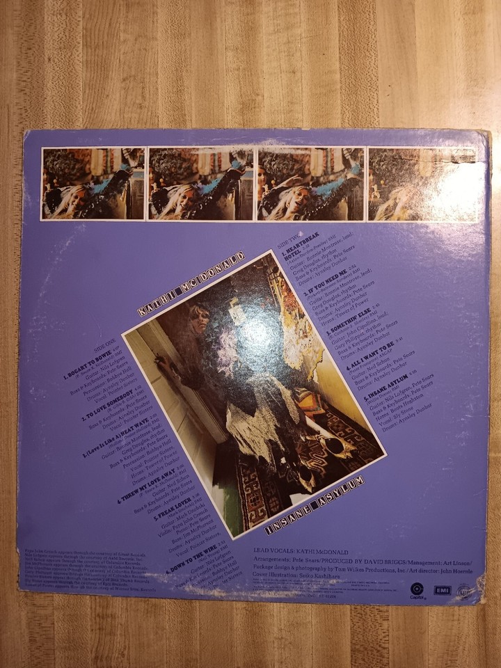 Kathi McDonald - Insane Asylum - ST-11224 Vinyl, Capitol Records, LP ...
