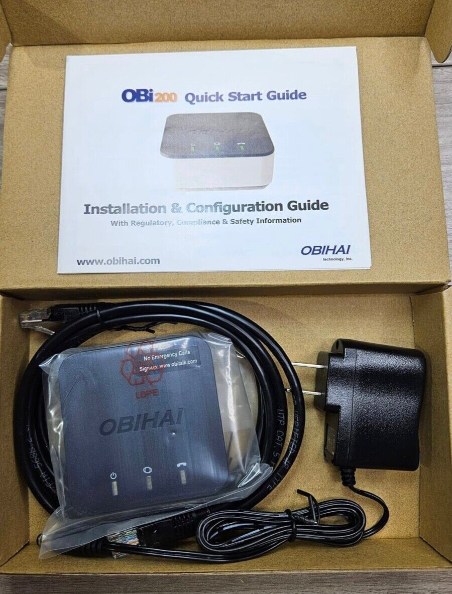 Obihai OBI200 1-Port VoIP Phone Adapter for sale online | eBay