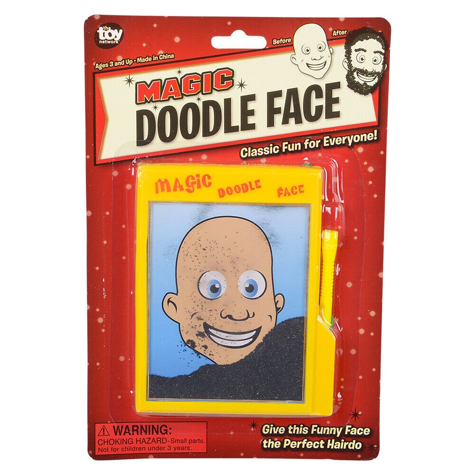 12 Magic Doodle Face - Child Magnetic Draw Board Puzzle Game Classic ...