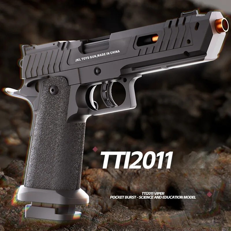 TTI 2011 Pistol – Shell Throwing, Continuous Firing Soft Bullet Gun! | eBay