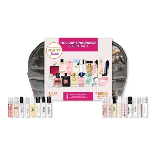 ULTA 17-Pc HOLIDAY FRAGRANCE ESSENTIAL SAMPLER VIAL PERFUME SET ...