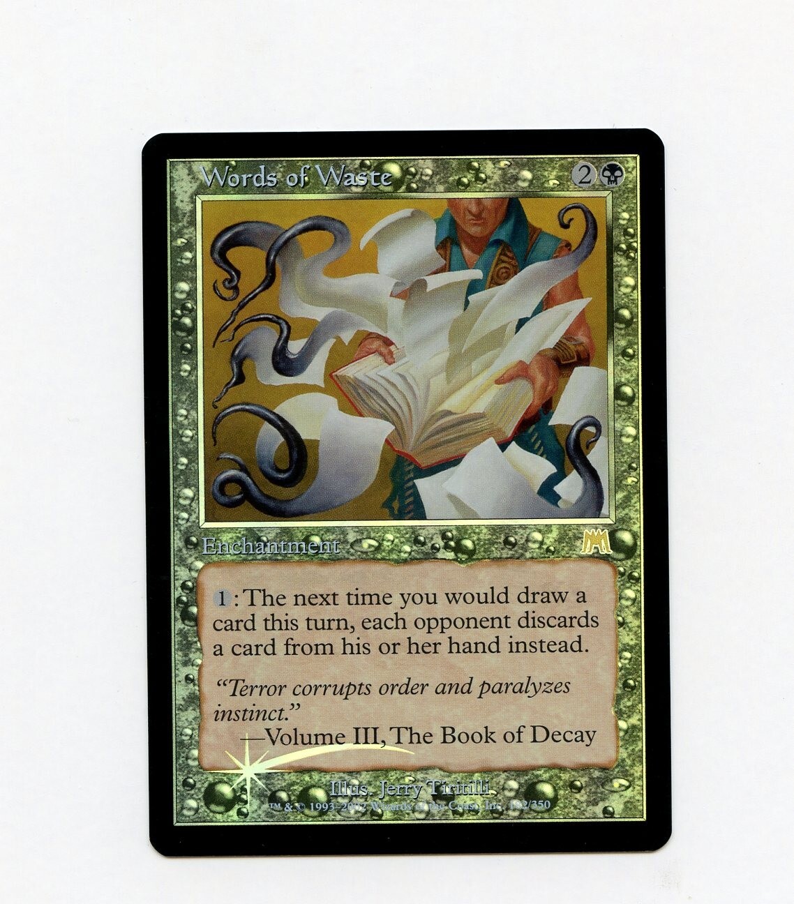 Words of Waste Onslaught FOIL NM- Magic the Gathering 1 | eBay