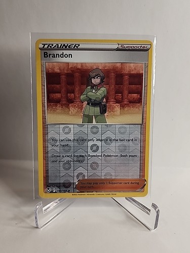 Brandon [Reverse Holo] 151/195 Pokémon Cards Silver Tempest | eBay