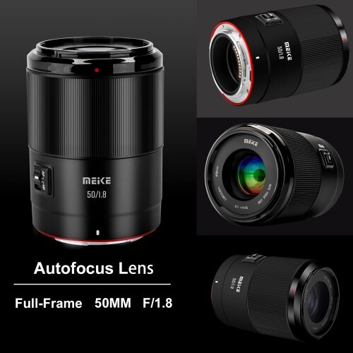 Meike 50Mm F1.8 Autofocus Stm Stepper Motor Full Frame Portrait Lens ...