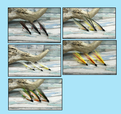 Classic Streamer Fly Selection (5 Patterns, 15 Flies Total) | eBay