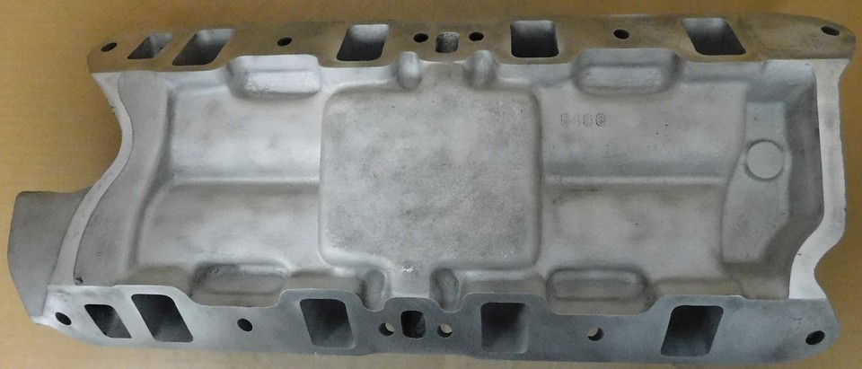 Offenhauser 5486 SB Ford 221-302 Dual Quad Intake, Dual Plane, Dual ...