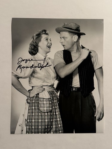 JOYCE RANDOLPH HAND SIGNED 8x10 PHOTO ACTRESS AUTOGRAPHED THE ...