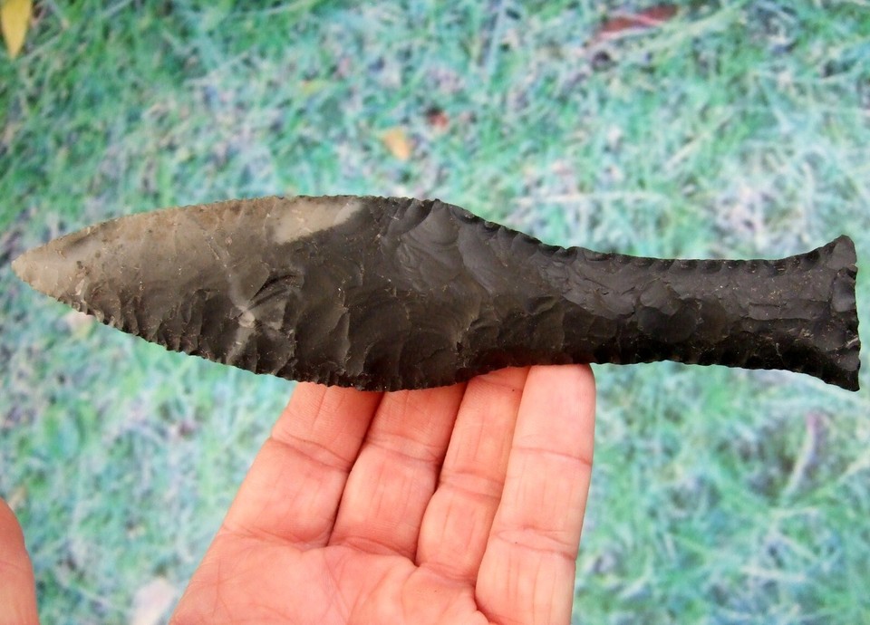 Rare Super Fine Museum Quality 7 7/16 inch Dagger with COA Arrowheads ...