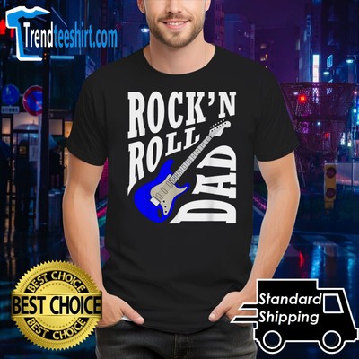 DAD LOVE ROCK N ROLL FATHER’S DAY T SHIRT | eBay