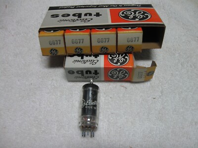 G.E. 6677/6CL6 Tubes; NOS; Lot of five (5); original boxes | eBay