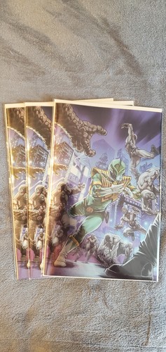 Mighty Morphin Power Rangers The Return #3 GR SET Escorza Last Ronin ...