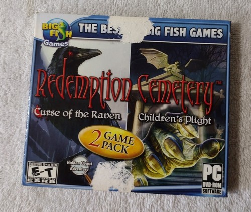 PC Game CD Rom BIG FISH Redemption Cemetery CURSE of the RAVEN Children ...