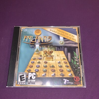 Atlantis Quest PC CD-ROM 2006 Got Game Entertainment for Windows 98SE ...