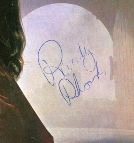 Randy Rhoads Signed “Blizzard of Ozz” Album | eBay