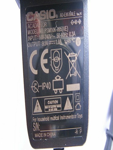 1pcs New AC Adapter Power Charger For Casio Electronic Organ AD ...