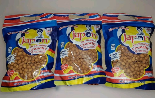 3 VEGAN Japon Dry Roasted Crunchy Peanuts 32 OZ Never Fried Hi-Oleic ...