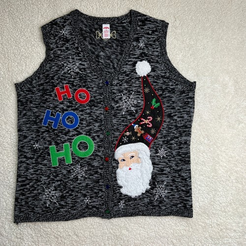 Holiday Time Santa Christmas Vest 2x | eBay